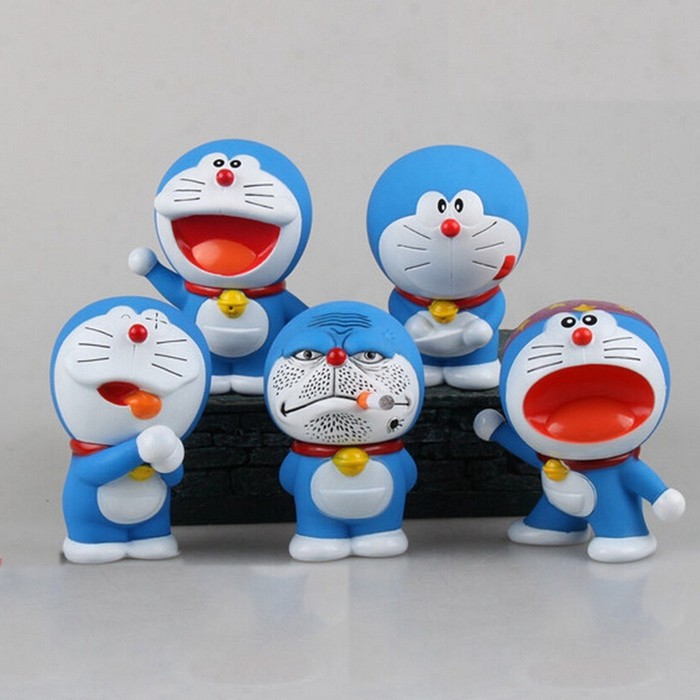 Jual DORAEMON SET 5 SMOKE NO SMOKING MINI PAJANGAN CHIBI COLLECTION ...
