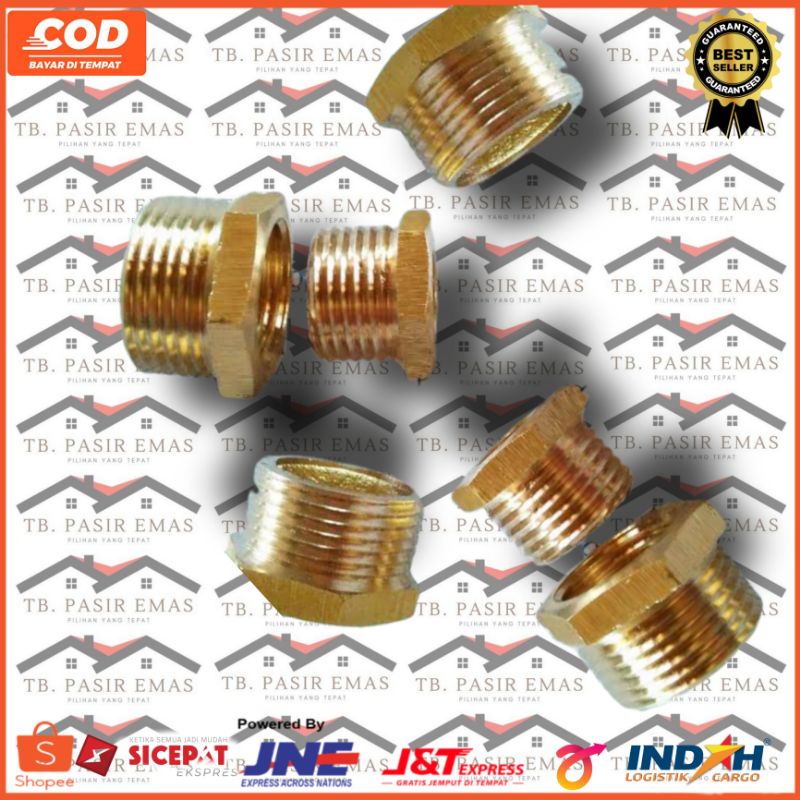Jual COD Termurah V ring kuningan dan crome 3/4 x 1/2"inch / Bushing ...