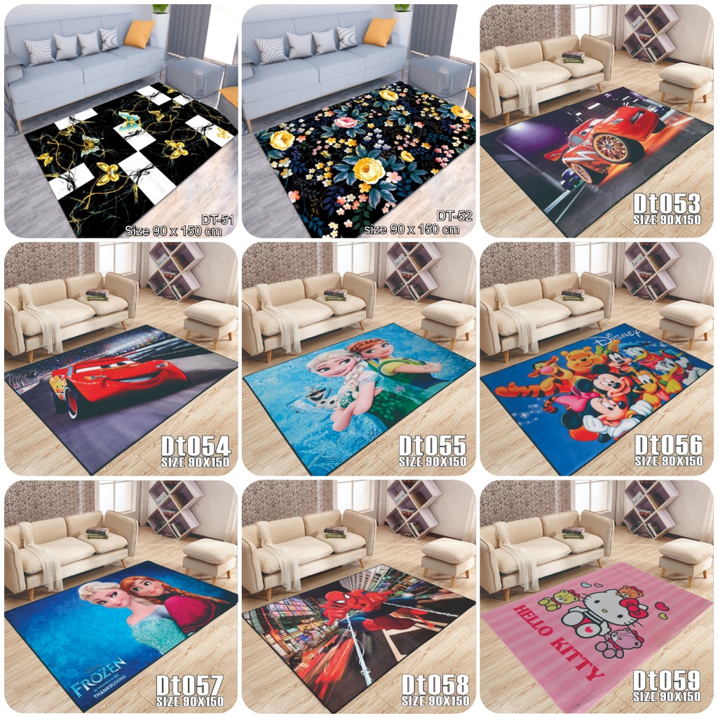 Jual Karpet lantai Karpet tebal Karpet Karakter Karpet anti slip ukuran ...