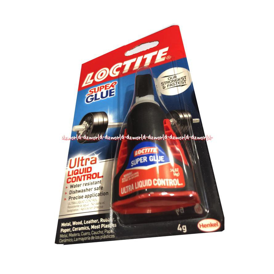 Jual LOCTITE SUPER GLUE ULTRA LIQUID CONTROL LEM SERBAGUNA PEREKAT 4GR ...