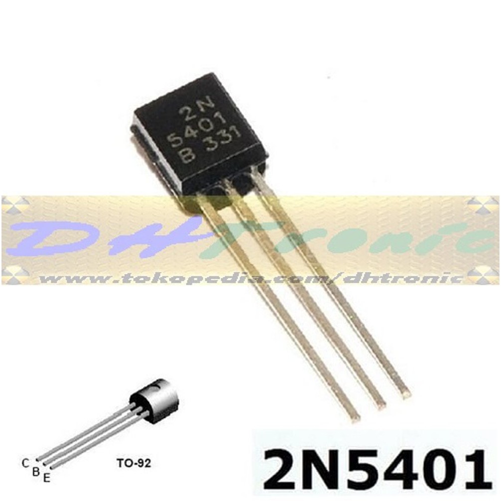 Jual Stok Ready TRANSISTOR 2N5401 150V 600mA PNP TO 92 2N 5401 Murah ...