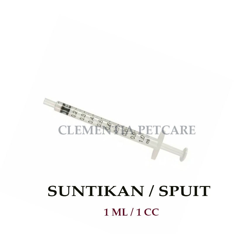 Jual SUNTIKAN spuit SPET HEWAN Disposable Syringe 1cc 1 cc 1ml 1 ml | Shopee Indonesia