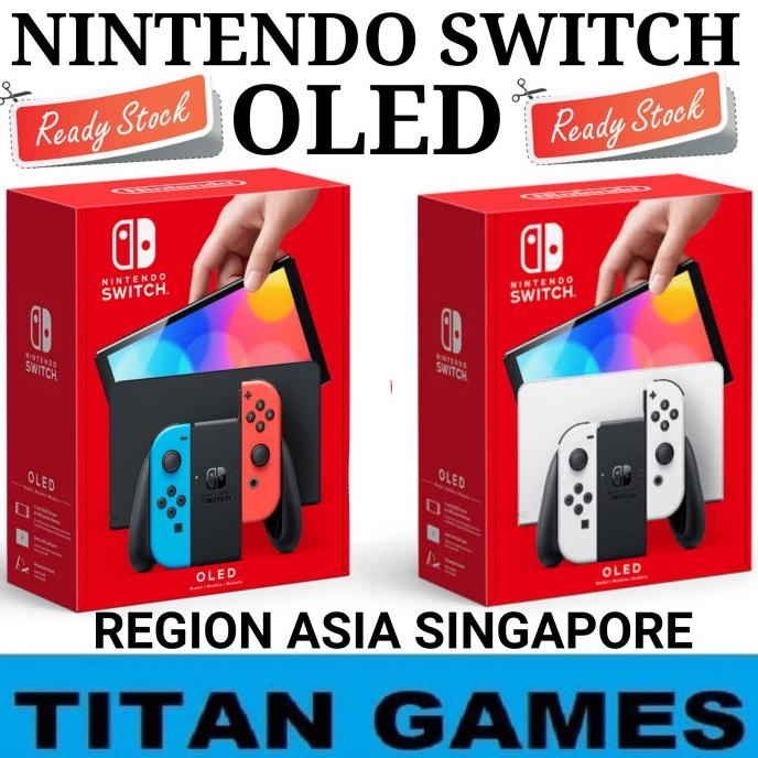 Jual NINTENDO SWITCH OLED CONSOLE WHITE - WHITE SZXF15ES | Shopee Indonesia