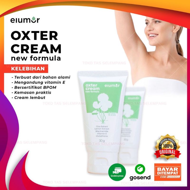Jual Elumor Oxter Cream New formula / pemutih selangkangan / Deodorant ...