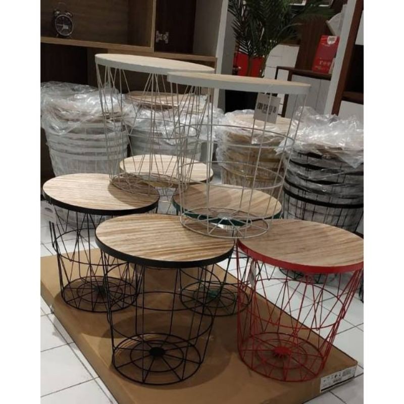 Jual (ready) Meja toby informa/Meja pojok/Meja minimalis/meja bulat ...