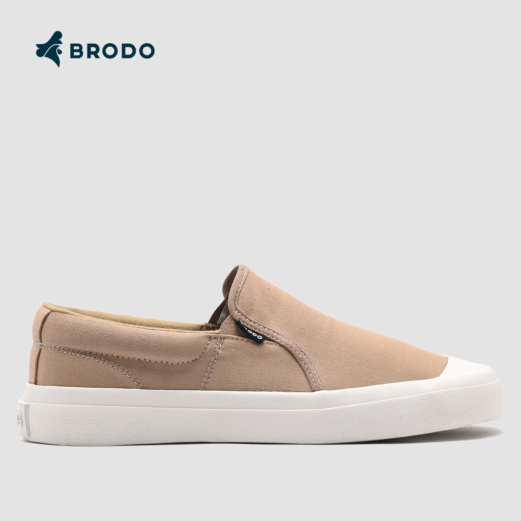 Jual BRODO - Sneakers Vantage V.2 Slip On Camel WS | Shopee Indonesia