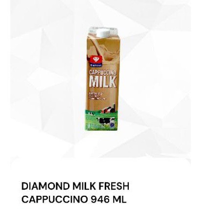 Jual Diamond fresh milk / susu segar / susu kotak Cappucino 946ml ...