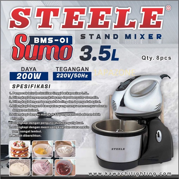 Jual Stand Mixer BMS-01 SUMO STEELE | Shopee Indonesia