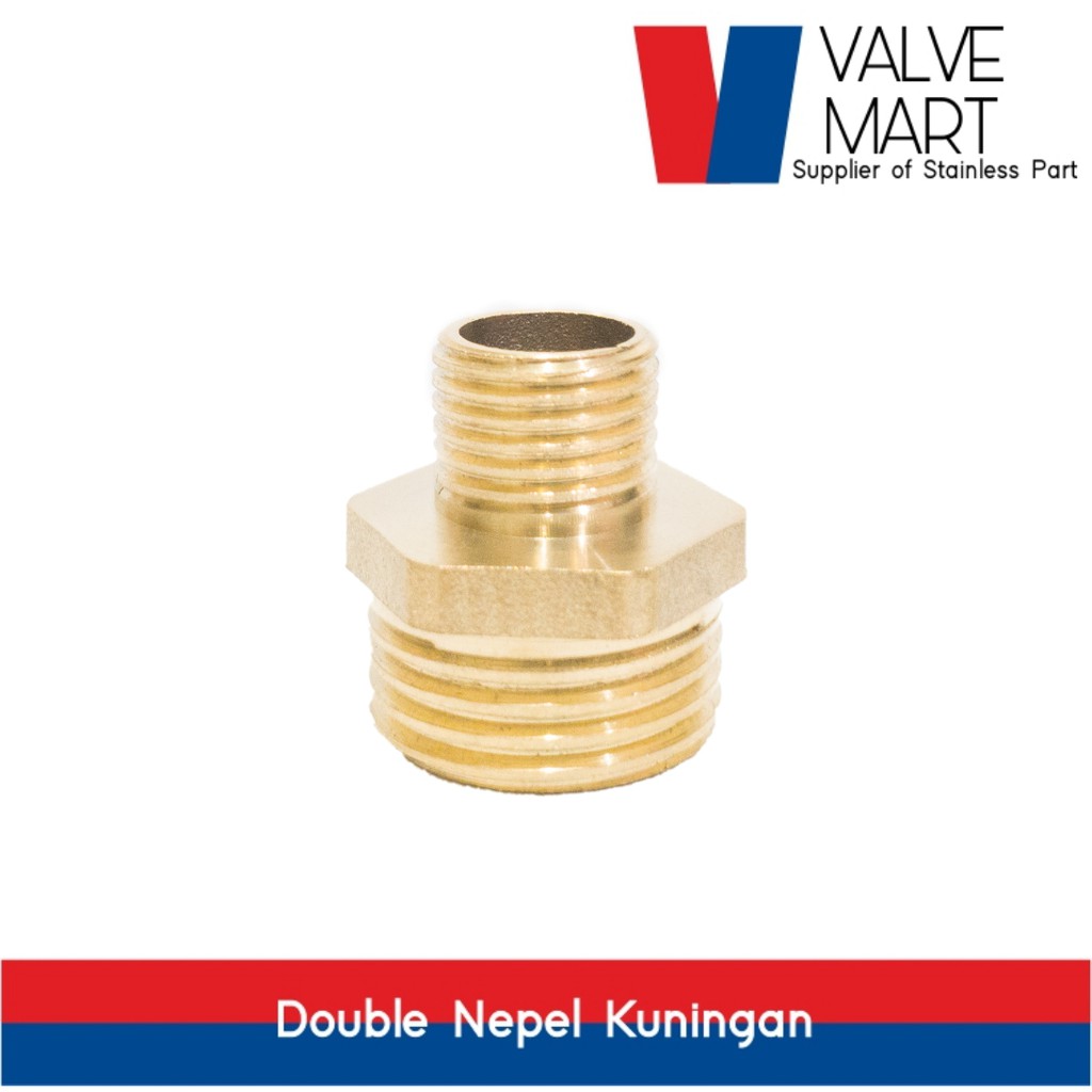 Jual Double Nepel Reduce 1/2 x 1/4 Kuningan | Shopee Indonesia