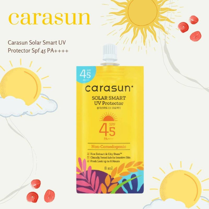 Jual Carasun Solar Smart UV Protector Spf 45 PA++++ | Shopee Indonesia
