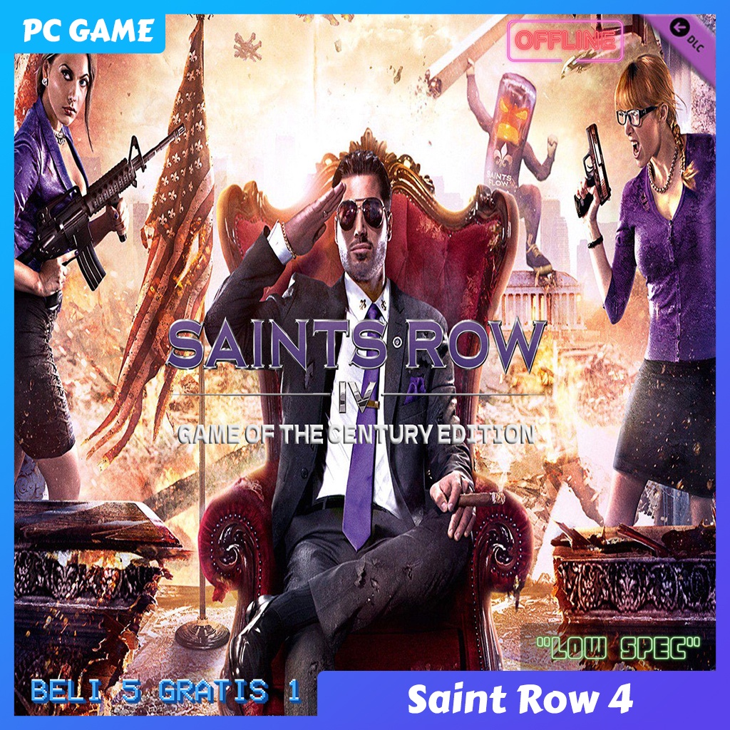 Jual Saints Row IV Game of the Century Edition - Saint Row 4 - Game PC ...