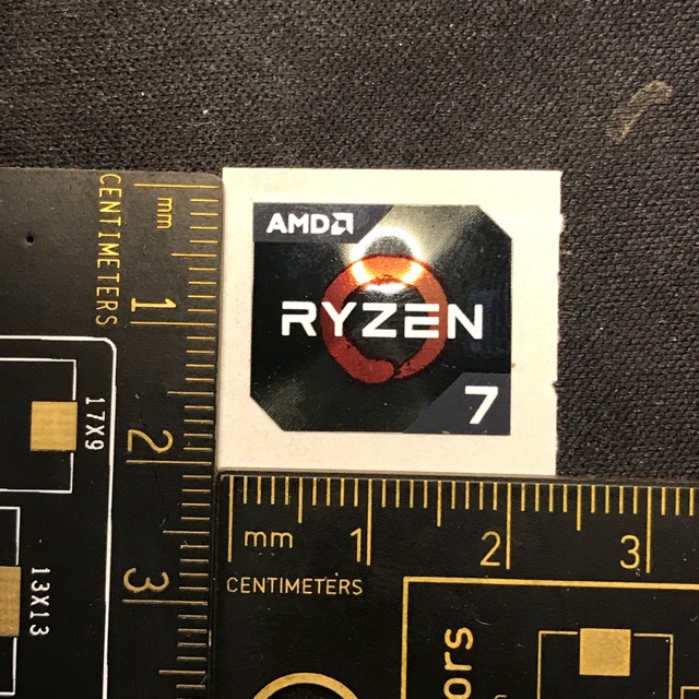 Jual Sticker stiker logo AMD Ryzen 7 tipe A | Shopee Indonesia