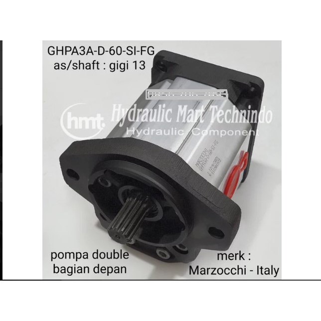 Jual Promo GHPA3A-D-60-S1-FG pompa hidrolik double bagian depan as ...