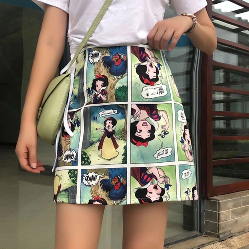 Jual rok snow white rok lucu rok kartun import rok disney | Shopee ...