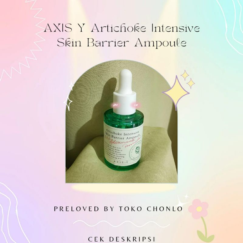 Jual [PRELOVED] AXIS Y Artichoke Intensive Skin Barrier Ampoule | Shopee Indonesia