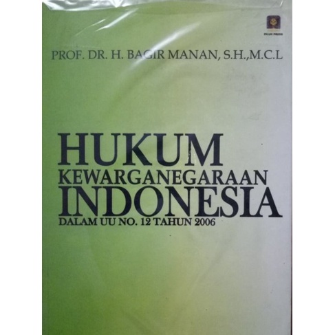 Jual Hukum Kewarganegaraan Indonesia Bagir Manan | Shopee Indonesia