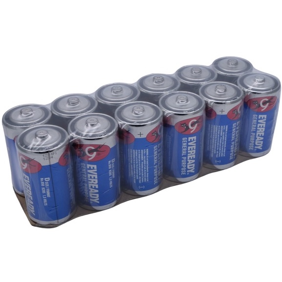 Jual Baterai Eveready D 1.5V Size D Battery Besar Eveready 1.5 Volt ...