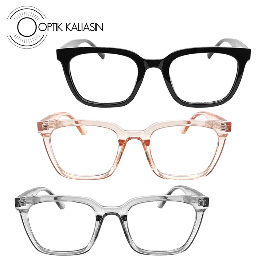 Jual OPTIK KALIASIN - Frame Kacamata pria wanita vintage kotak bold tebal minus anti radiasi ...