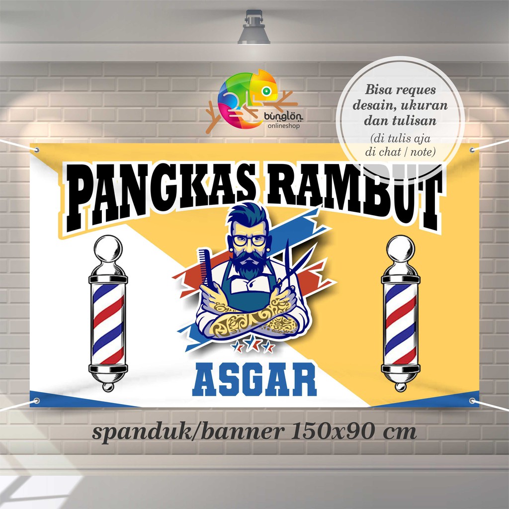 Jual Spanduk, Banner Pangkas Rambut Model A | Shopee Indonesia