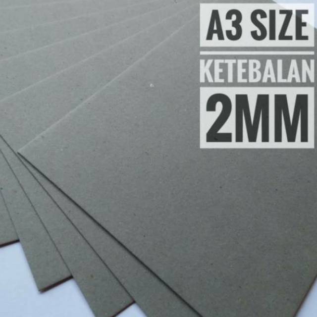 Jual IK6 ( 10 Lembar ) Kertas Board No 30 / Karton 2 mm Uk A3 / 29.7 cm ...