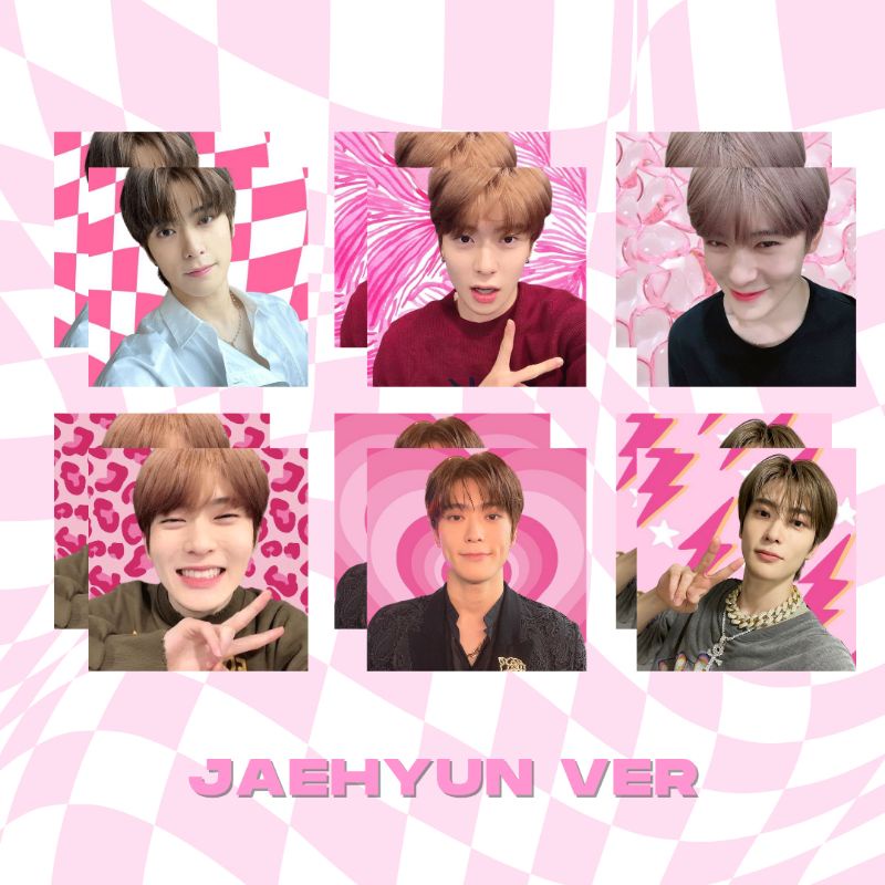Jual sticker nct 127 5x5 sized photo sticker pink core deco fanmade ...
