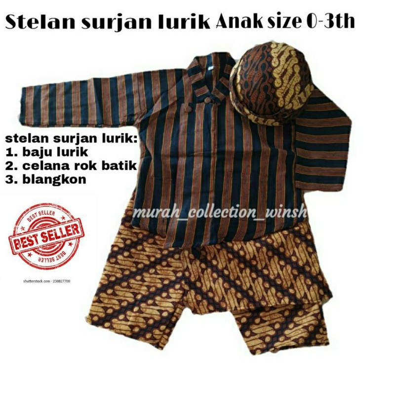 Jual Baju lurik anak laki laki - baju adat jawa anak laki laki - kostum ... Jual Baju lurik anak laki laki - baju adat jawa anak laki laki - kostum ...