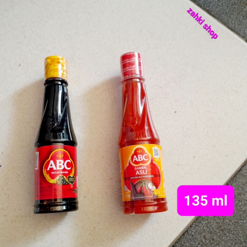 Jual abc saus sambal asli ABC 135 ml dan kecap abc 135 ml | Shopee Indonesia