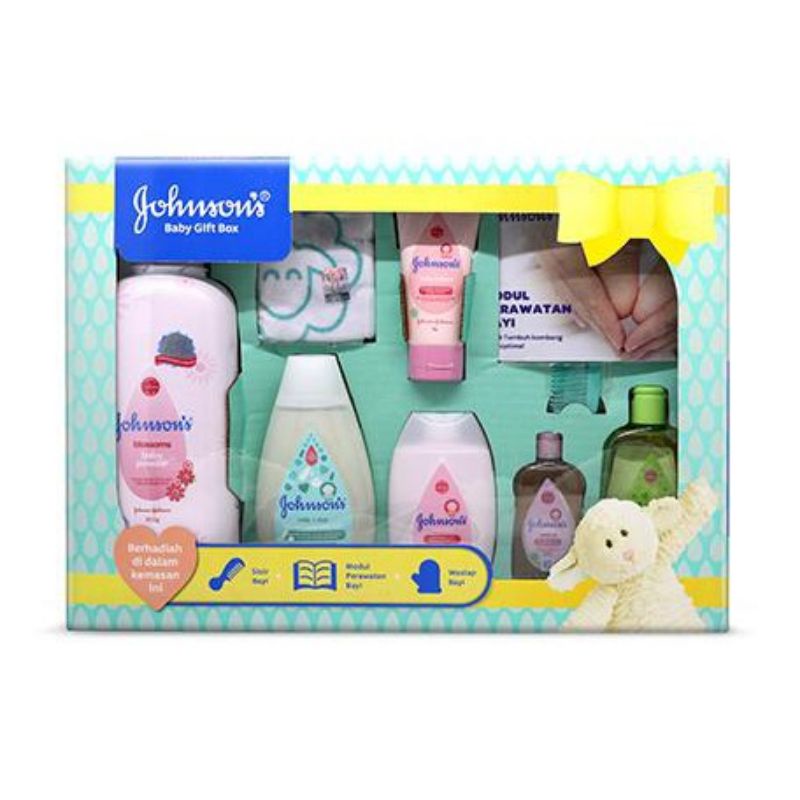 Jual johnsons baby starter kit gift box | Shopee Indonesia
