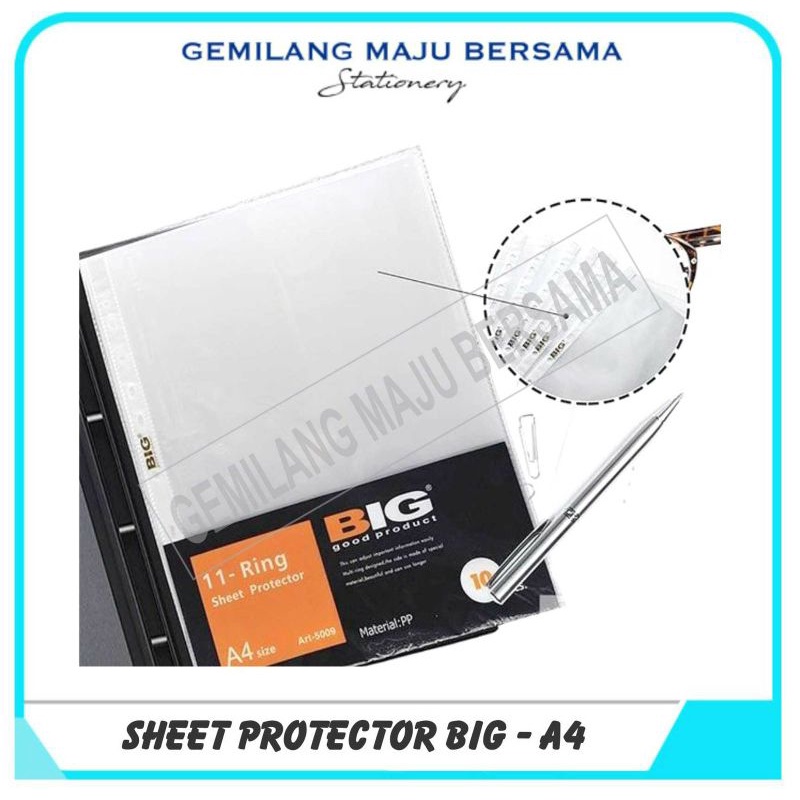 Jual Sheet Protector BIG A4 (Isi 10lbr / Pack) | Shopee Indonesia