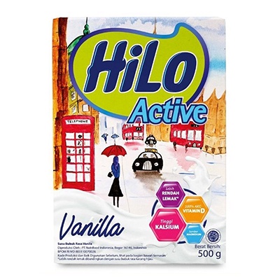 Jual Hilo Milk Active Vanila Ktk 500Gr | Shopee Indonesia