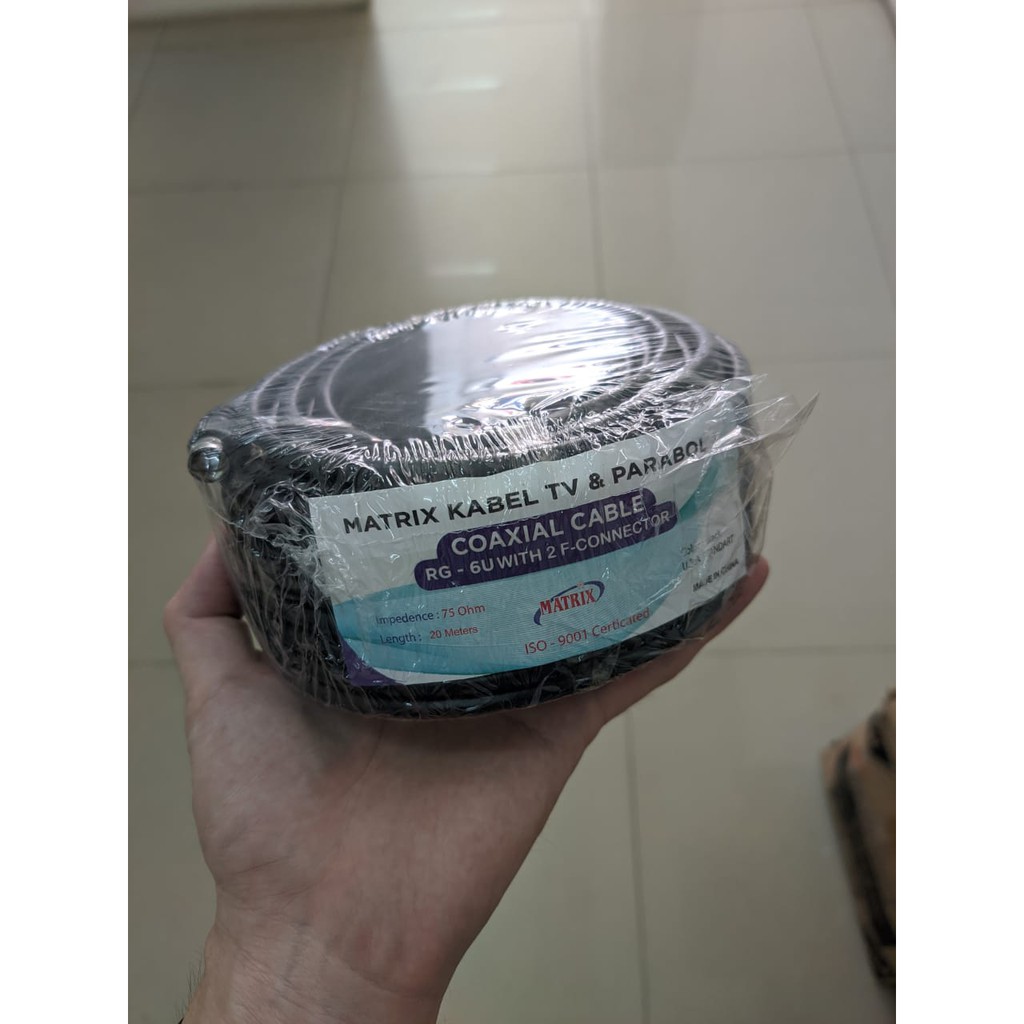 Jual Kabel Parabola Matrix 20 meter | Shopee Indonesia