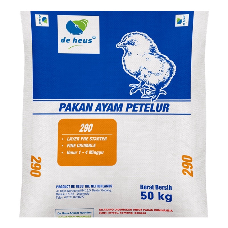 Jual PAKAN AYAM PETELUR STARTER LAYER 290 DE HEUS ( 1 kg ) | Shopee ...
