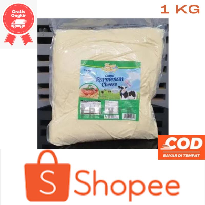 Jual KEJU PARMESAN HAPPY VALLEY 1KG ORIGINAL HAPPY VALLEY PARMESAN KEJU ...