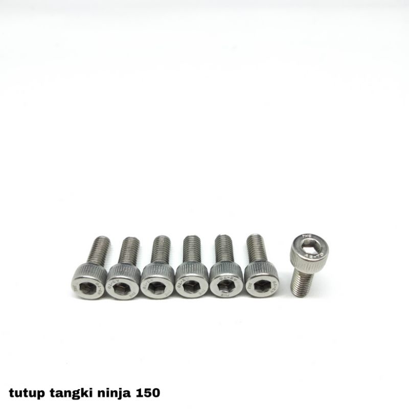 Jual baut L stainless sus 304 baut tutup tangki ninja 150 ninja R ninja SS ninja RR | Shopee ...