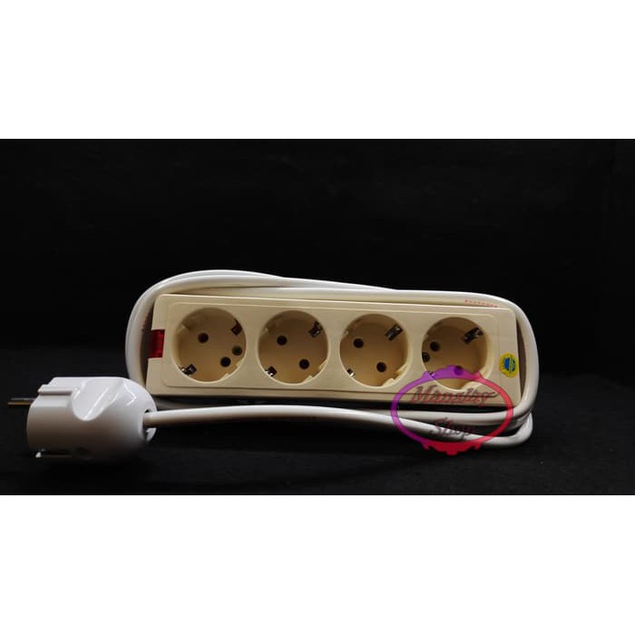 Jual Kabel Extension 4 lubang kabel 6 meter | Shopee Indonesia