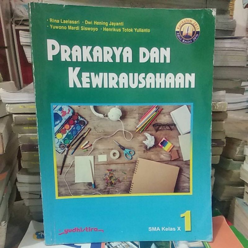 Jual buku prakarya dan kewirausahaan SMA kelas 1-10 penerbit Yudhistira | Shopee Indonesia