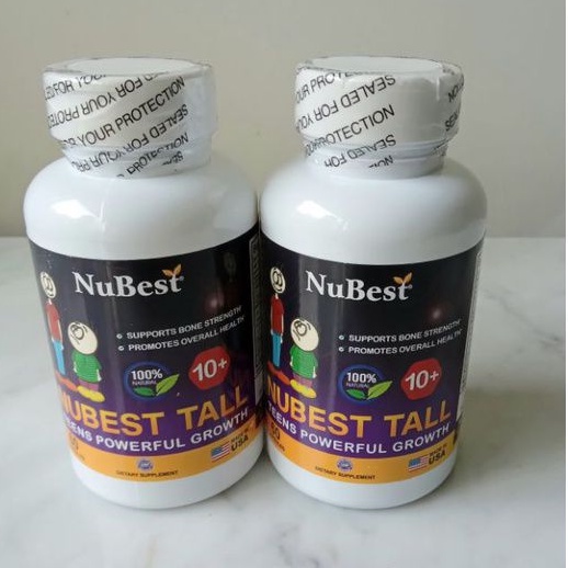 Jual NUBEST TALL 10 + TALL HEIGHT MAXIMIZING GROWTH MULTIVITAMIN ...