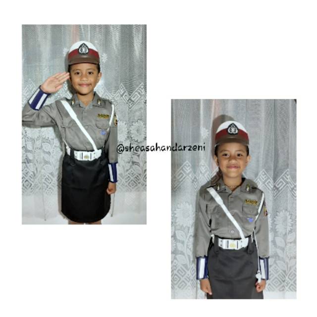 Jual Polisi Cilik Wanita STELAN ROK Merk asa ayoso production NO IJIN ...