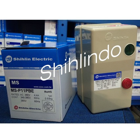Jual DOL Starter / Magnetic Switch MS-P11PBE 1,7A~9A Shihlin 220V / 380V | Shopee Indonesia