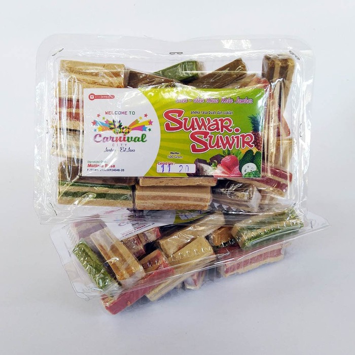 Jual Suwar-suwir Lapis Mika Tanggung 500 Gram Oleh-oleh Khas Jember ...