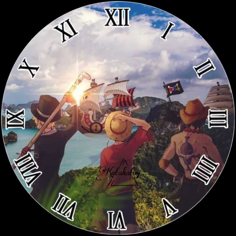 Jual ONE PIECE Jam Dinding Anime One Piece Jam 30cm Jam Nami Jam Robin ...