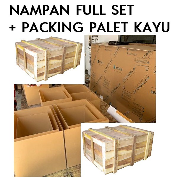 Jual [CARGO - 4 SET PAKET NAMPAN BOX AKRILIK + PACKING KAYU] Nampan BOX ...