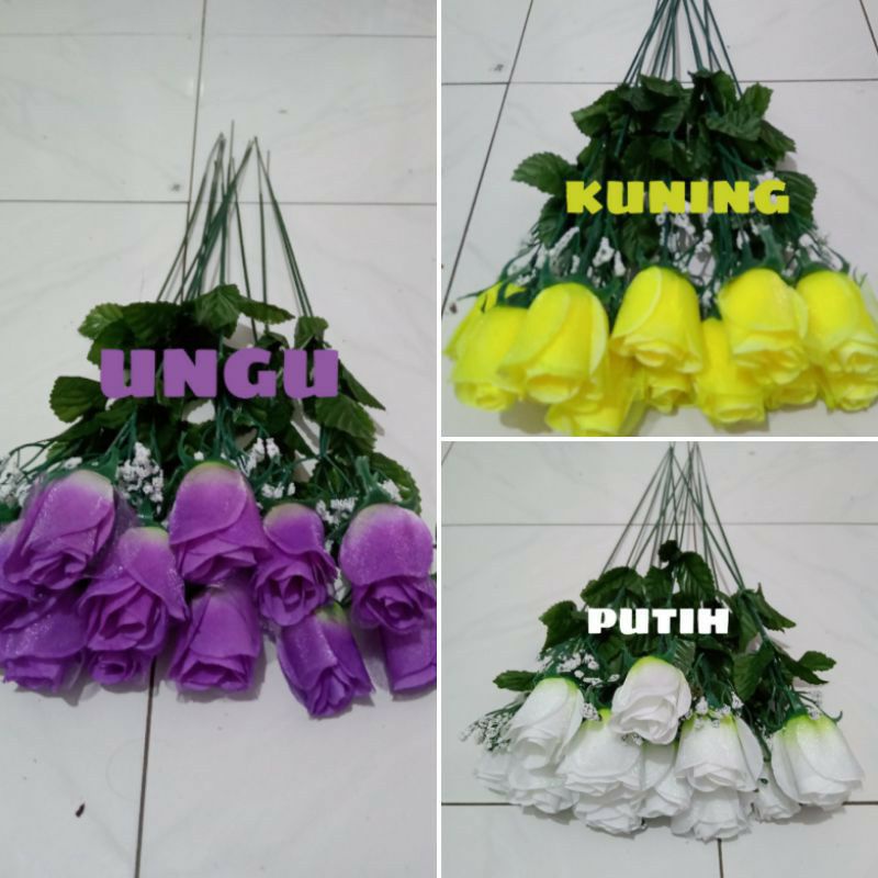 Jual bunga mawar kuntum artifisial 1 tangkai | Shopee Indonesia