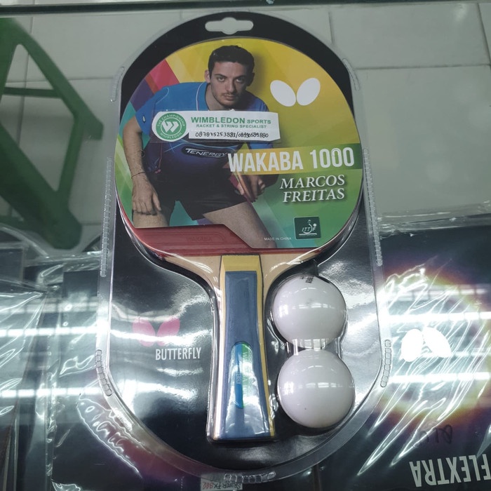 Jual TENIS-RAKET- BET PING PONG BUTTERFLY WAKABA 1000/ RAKET TABLE ...