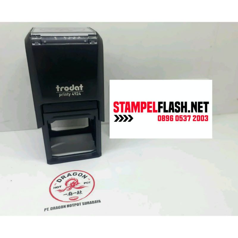 Jual stempel Perusahaan stempel jadi stempel trodat 4924 | Shopee Indonesia