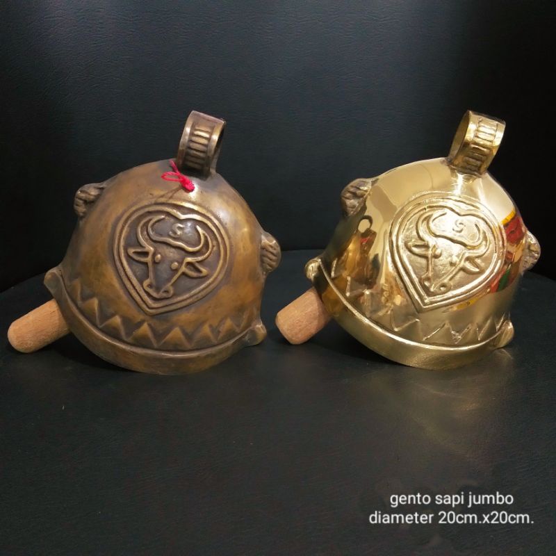 Jual Lonceng Sapi Lonceng Gentho Sapi Jumbo Ukuran 20cm | Shopee Indonesia