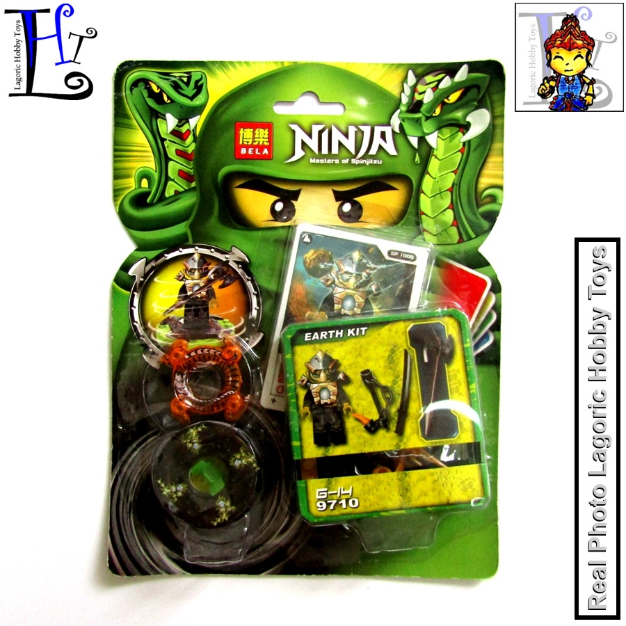 Jual Blocks Bela 9710 Ninja Masters of Spinjitsu Earth Kit Minifigure ...