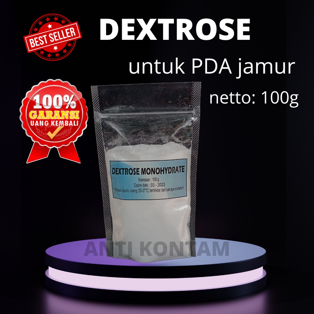 Jual Dextrose Monohydrate Untuk PDA Bibit Jamur F0 100g | Shopee Indonesia