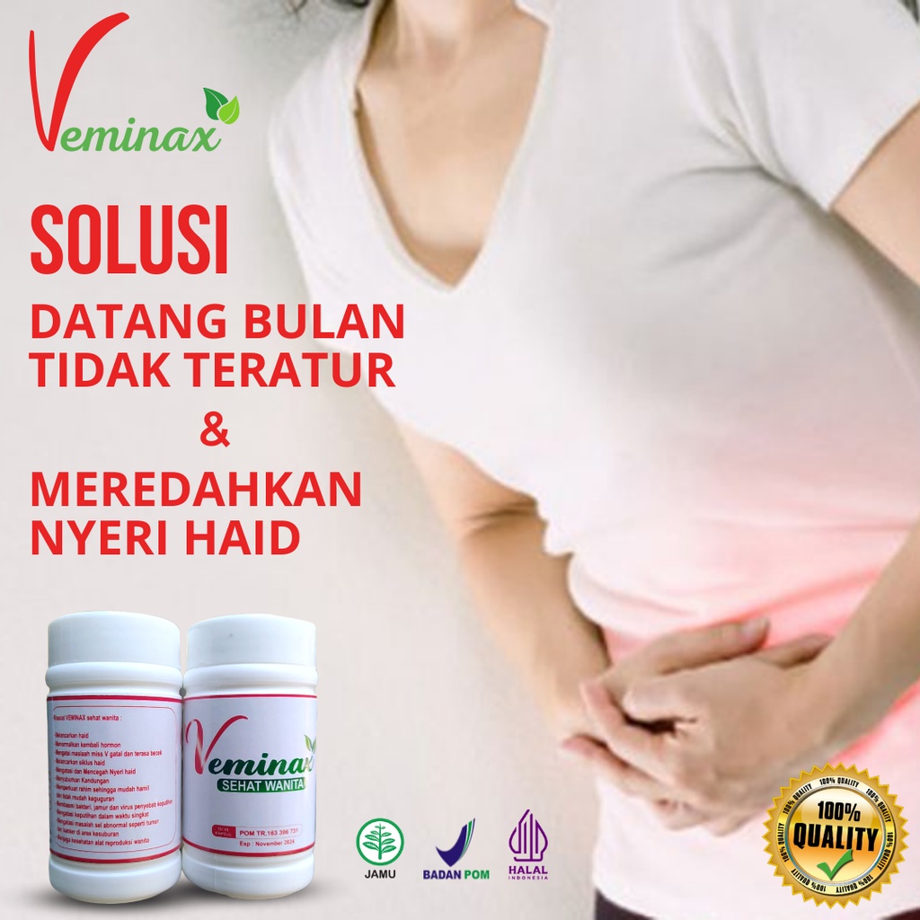 Jual Obat Melancarkan dan Meredakan Nyeri Haid - VEMINAX | Shopee Indonesia