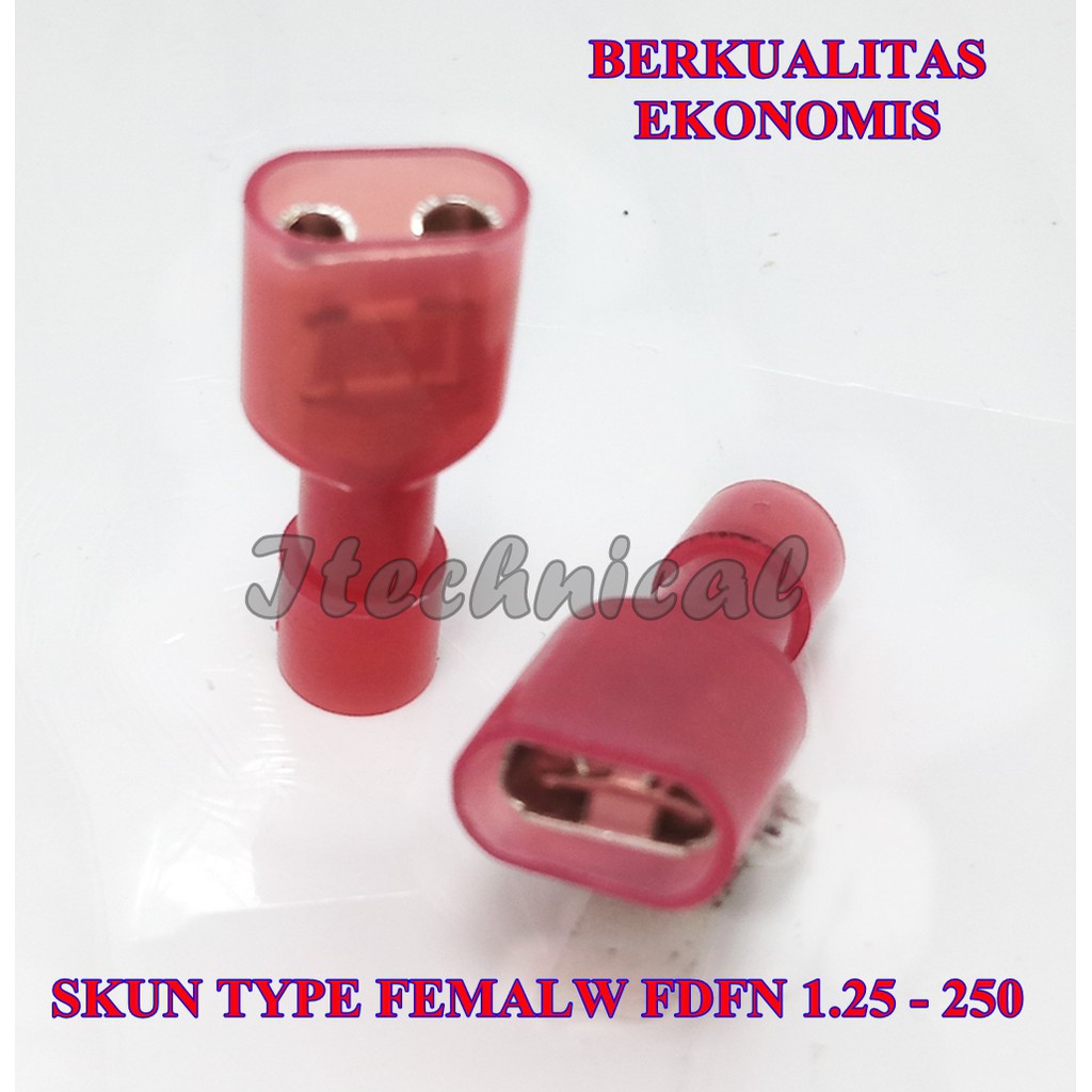 Jual KABEL SKUN FEMALE FDFN 1.25 - 250 / CABLE SKUN FEMALE FDFN 1.25 ...